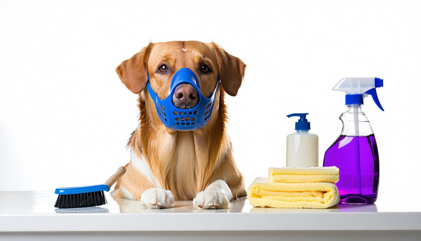 Dog Muzzle Cleaning Procedures - ForDogTrainers Blog