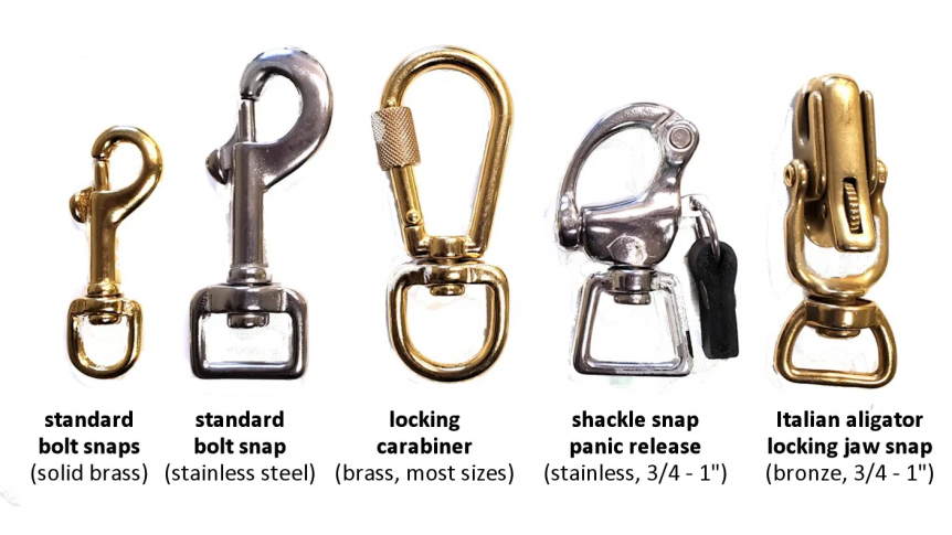 Hardware Types: Clips and Rings - ForDogTrainers Blog