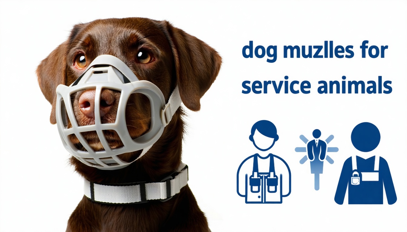 Dog Muzzle for Service Animals - ForDogTrainers Blog